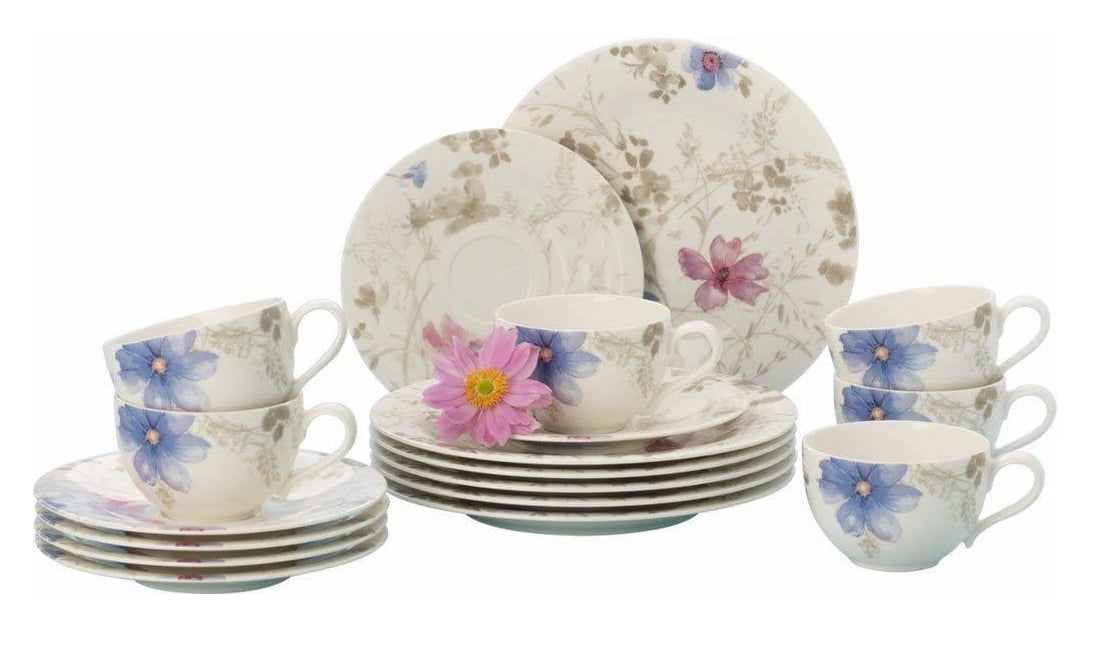 Villeroy & Boch Mariefleur Gris Basic Kaffee-Set 18tlg. – Tischideen ...